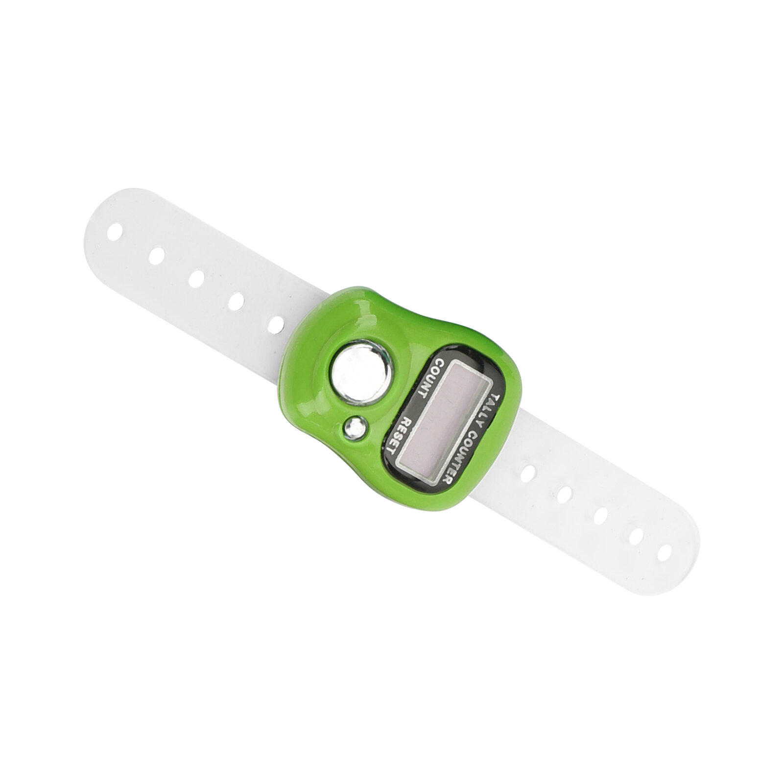 Электрический счетчик пальцев со сбрасываемым 5-значным ЖК-счетчиком для рук для молитвы и прогулокЗеленый