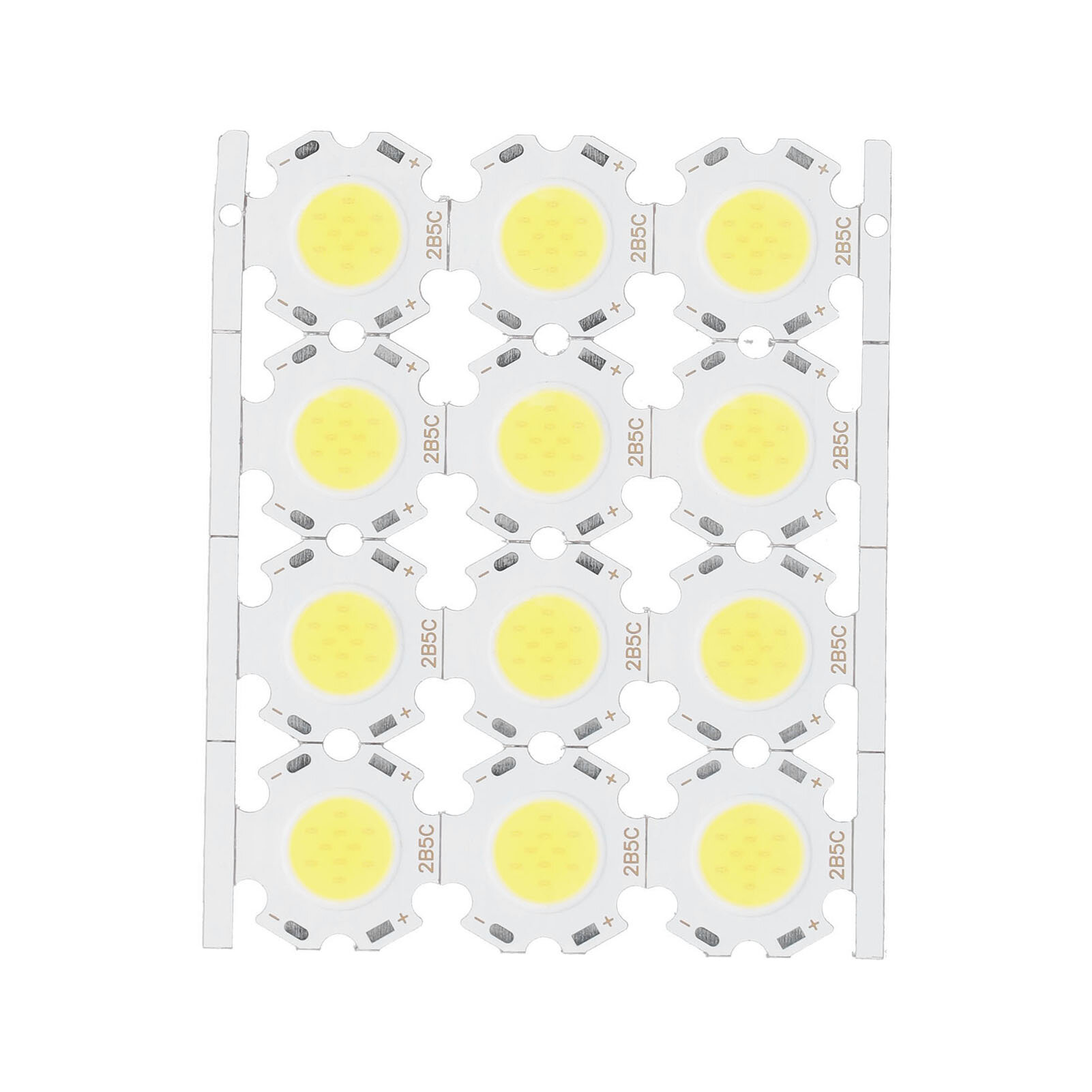 12 шт, светодиодные чипы COB, компонент излучателя света 5 Вт, 15‑17 В для прожекторов «сделай сам», потолочный светильник, потолочный светильник, белый свет