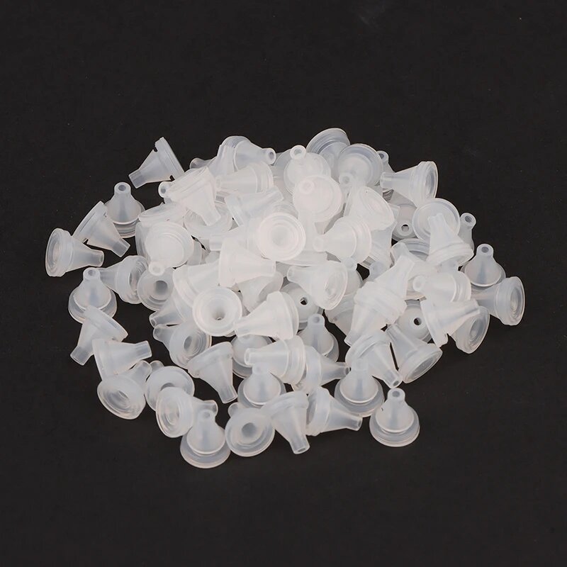 Насадки для душа HUXUAN, силиконовые, 50 шт. Белый, Transparent