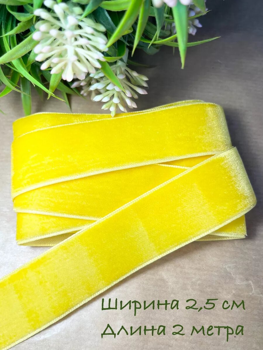 Лента бархатная