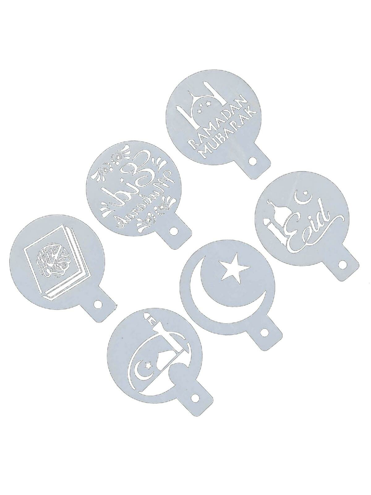 4/6 шт. трафаретов для кофе, шаблоны для торта, кофейные аксессуары, формы для капучино, художественные трафареты для