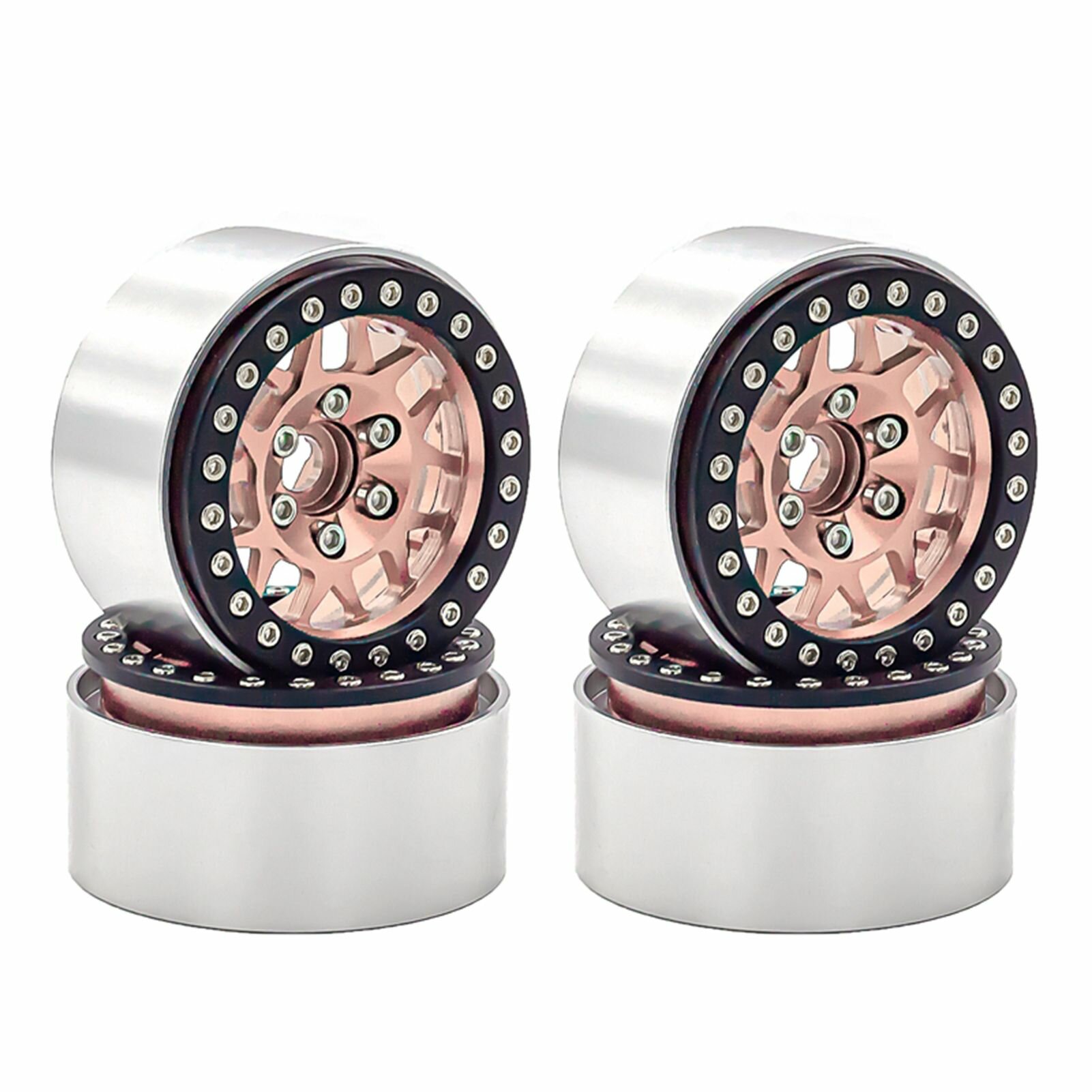 Обод колеса из алюминиевого сплава Beadlock Ободья ступицы 4 шт. 1,9 дюйма Замена