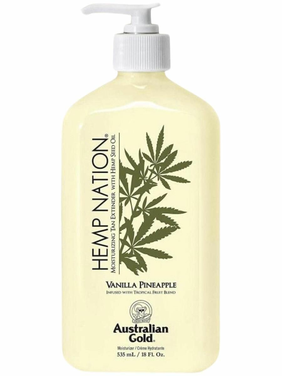 Australian Gold Питательный лосьон для тела Vanilla Pineapple, серия Hemp Nation 535 мл