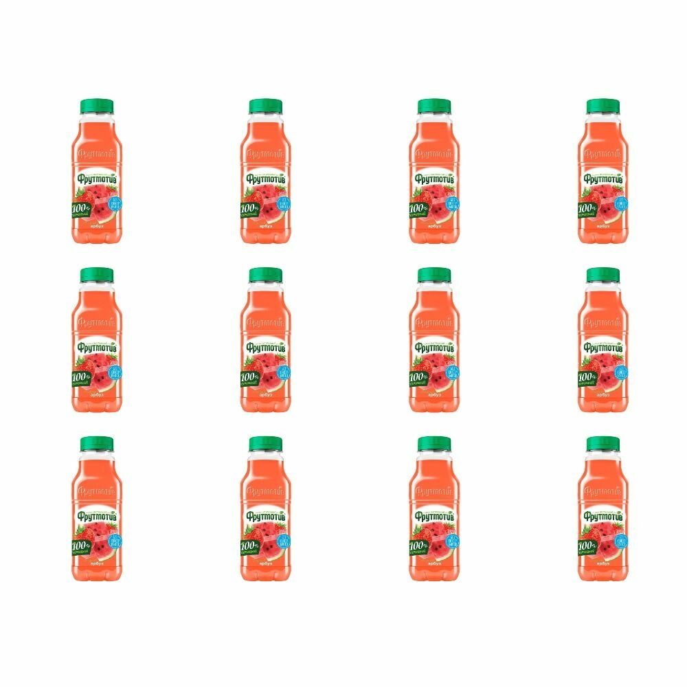 Фрутмотив Напиток сокосодержащий Ягодный арбуз, 500 мл, 12 шт