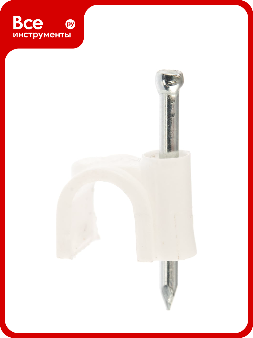 Электроустановочная скоба VIPкрепеж круглая, №6, 16 шт. 15502 VIPS