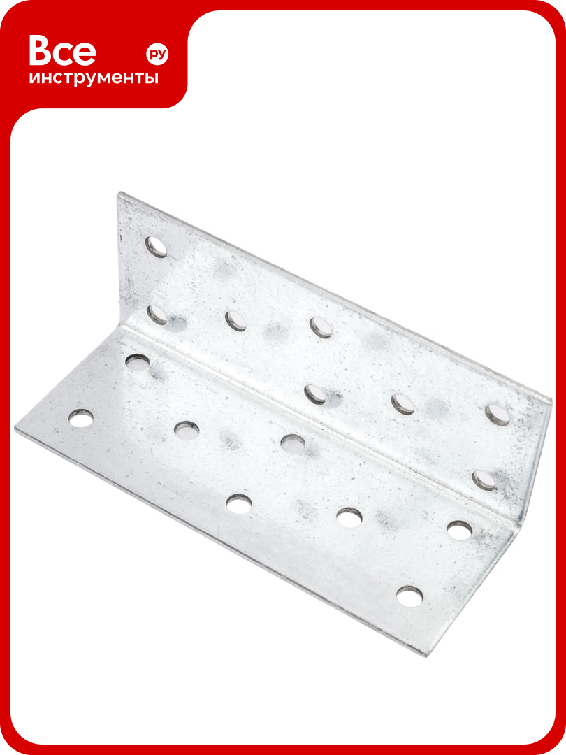 Равносторонний крепежный угол Tech-Krep 100Х40х40 x 2,0 - накл. 126391