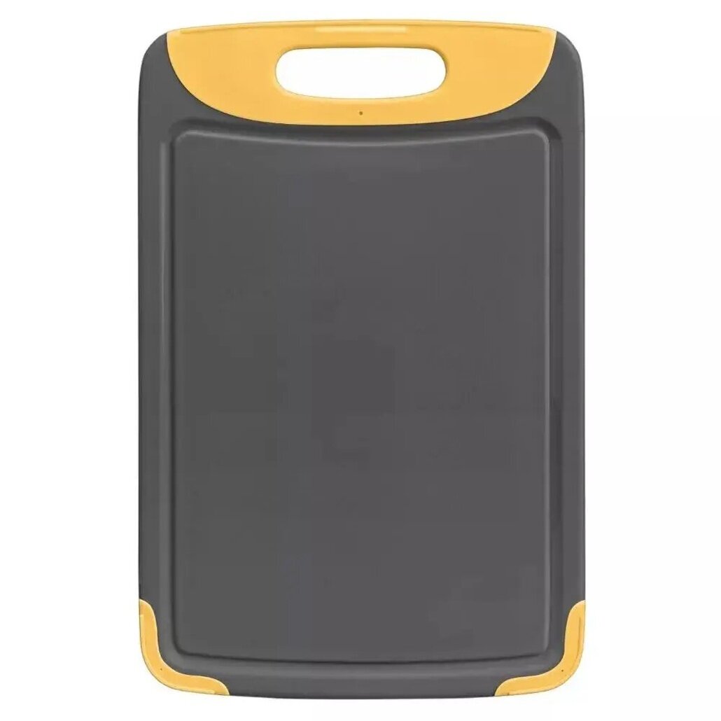 Разделочная доска «Solid» 29 см, пластик, антискользящая основа, цвет серый