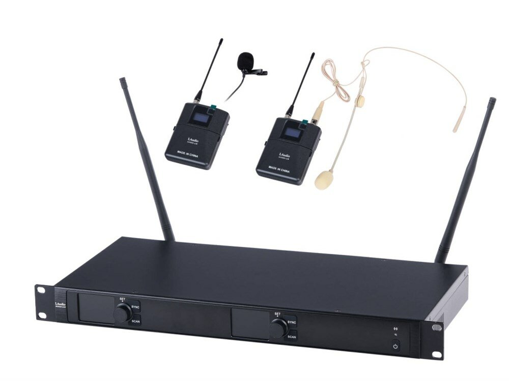 Laudio 6000-UW Беспроводная микрофонная система, петличка и головной микрофон