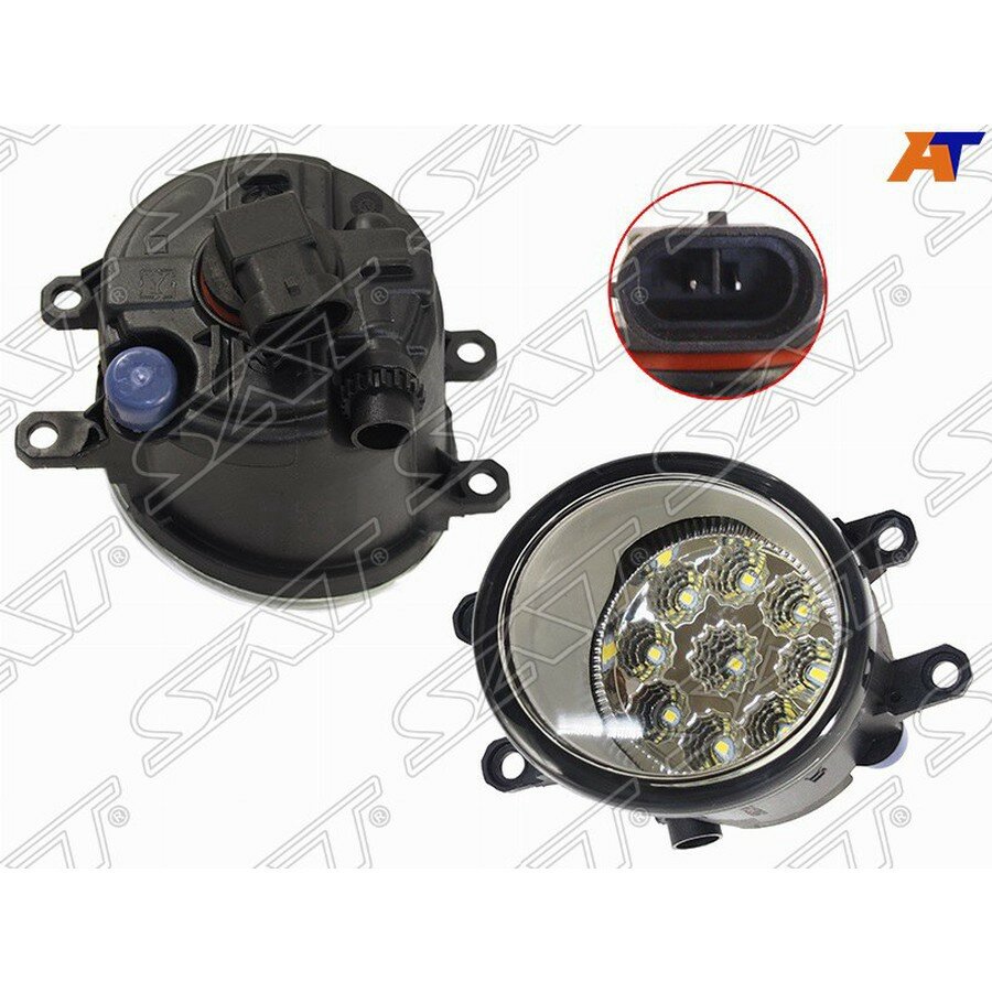 SAT ST2122052DL Фара противотуманная (Слева/ Диоды) Toyota Camry (XV40, XV50) 06-17 / Corolla 06-13