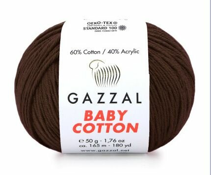Пряжа Беби коттон - Baby cotton Gazzal (10 шт)