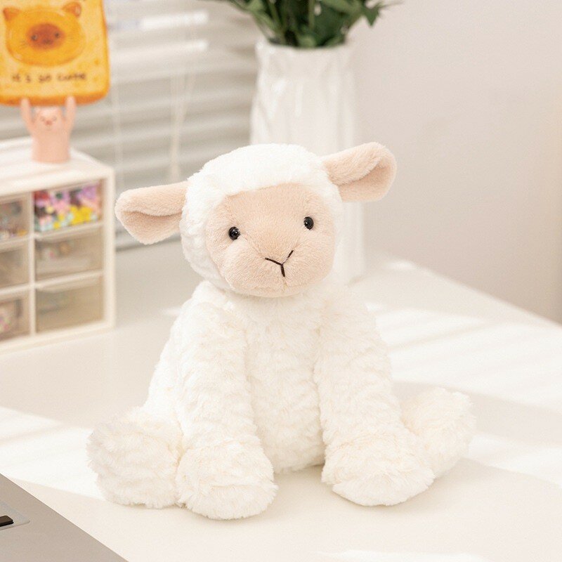 Dog sheep cat elephant wave animal plush toy with pp cotton filling for kids bedroom decor
