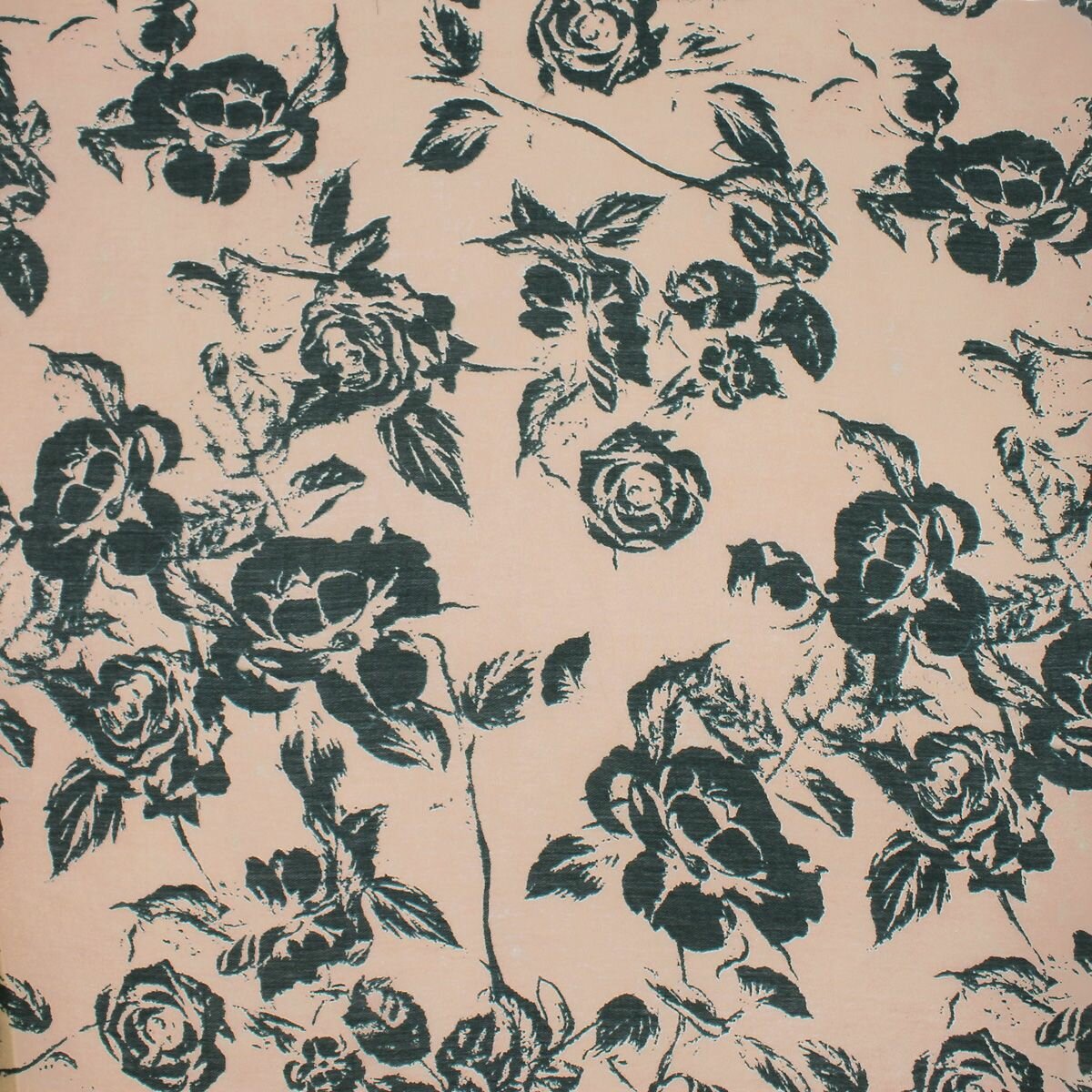 Ткань для шитья и рукоделия, вуаль сине-бежевая, отрез 2х1,4 м