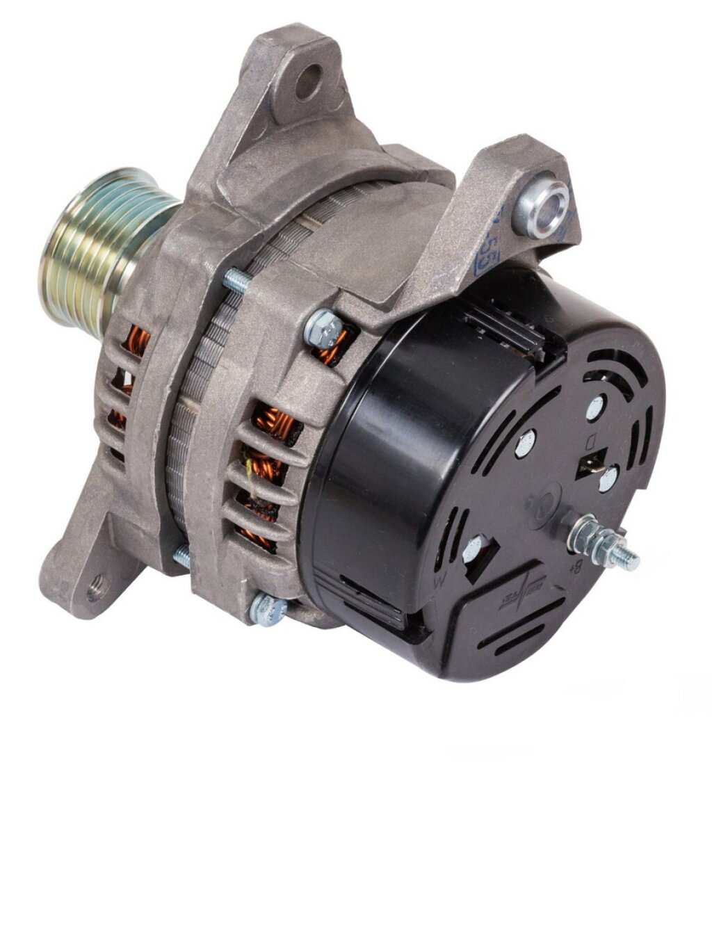 Генератор для а/м ГАЗель Бизнес 4216 с широким поликл. ремнем (140А) "КЗАТЭ"