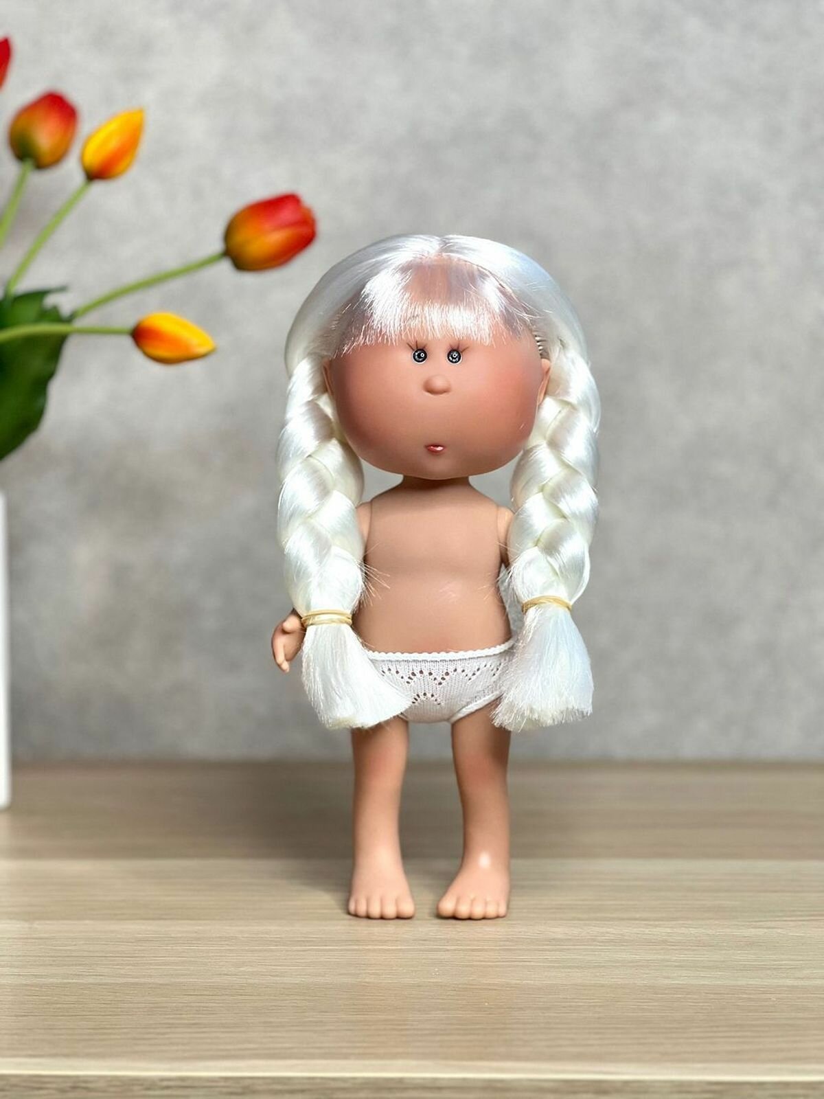 Кукла для девочки виниловая 30 см Мия без одежды (3000W45A2)