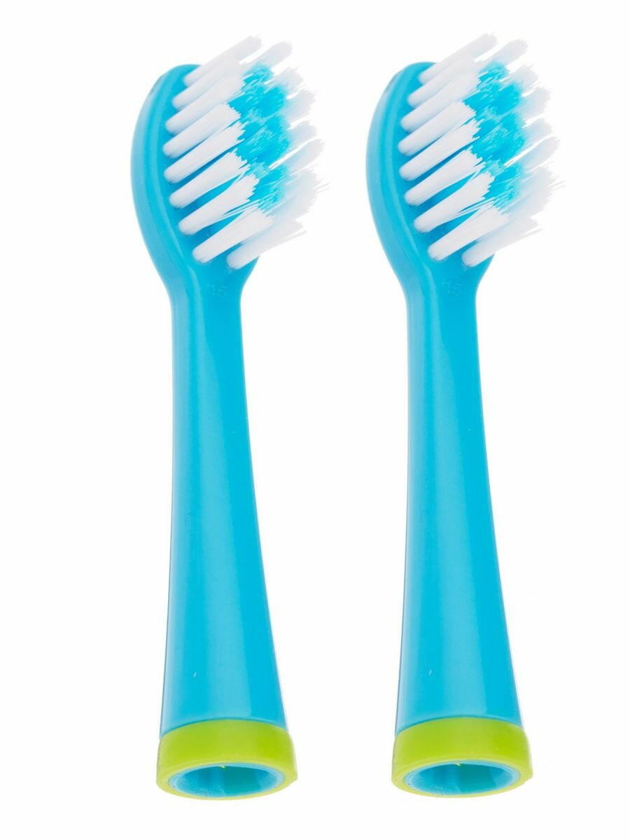 Насадки для электрической зубной щетки CS Medicа CS-9190-H SP-190-H, вытянутая форма, голубые, 2 шт