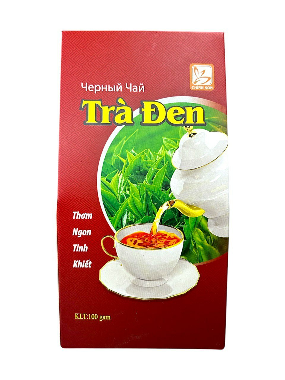 Chinh Son вьетнамский черный чай ручной сборки Tra Den — натуральный аромат и вкус(100 грамм)