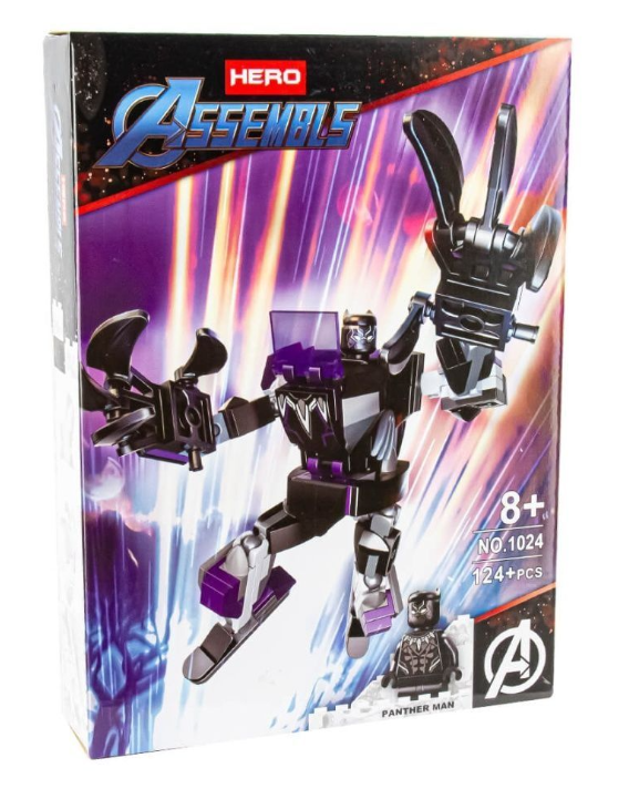 Конструктор Марвел Черная Пантера 124 детали