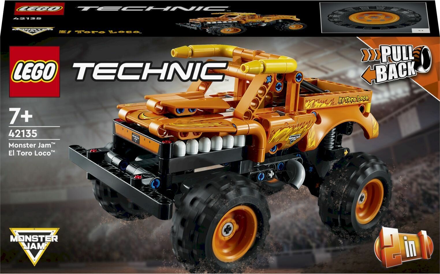 Конструктор LEGO Technic 42135 Monster Jam El Toro Loco