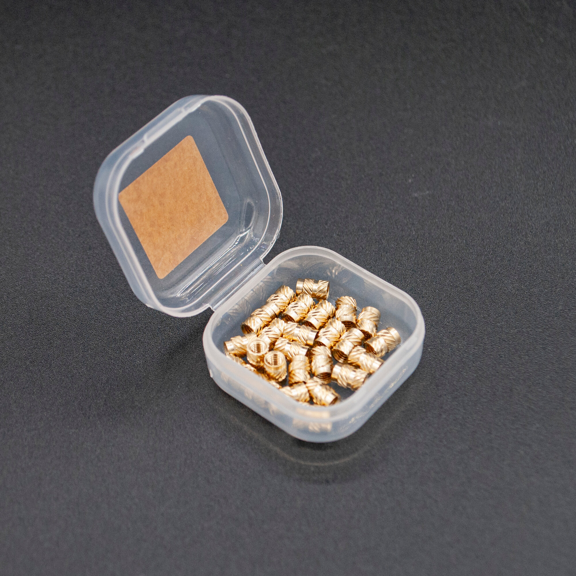 Втулка резьбовая латунная закладная, вплавляемая М3х6х4.2 (10 штук)