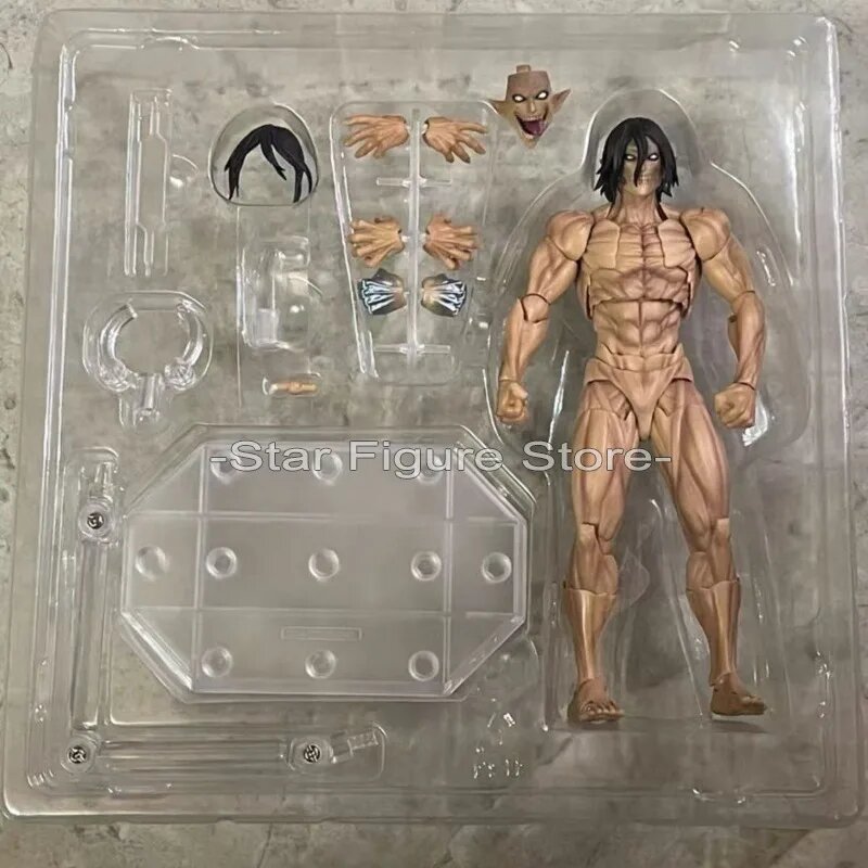 Фигурка Атака Титанов Эрен Йегер Bandai Revoltech Amazing Yamaguchi No Box