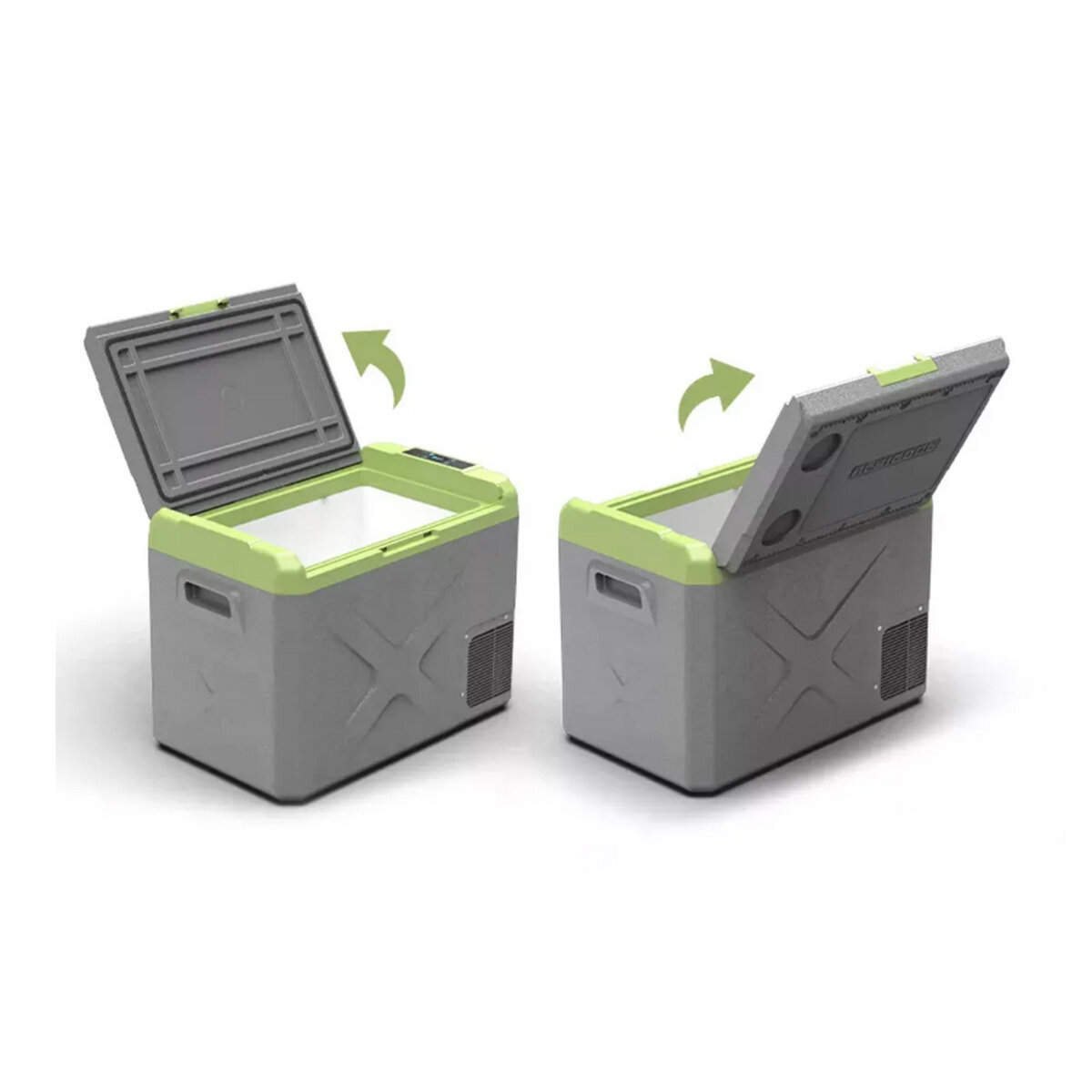 Автохолодильник Alpicool X30, переносной, компрессорный, серый/салатовый, 30 л