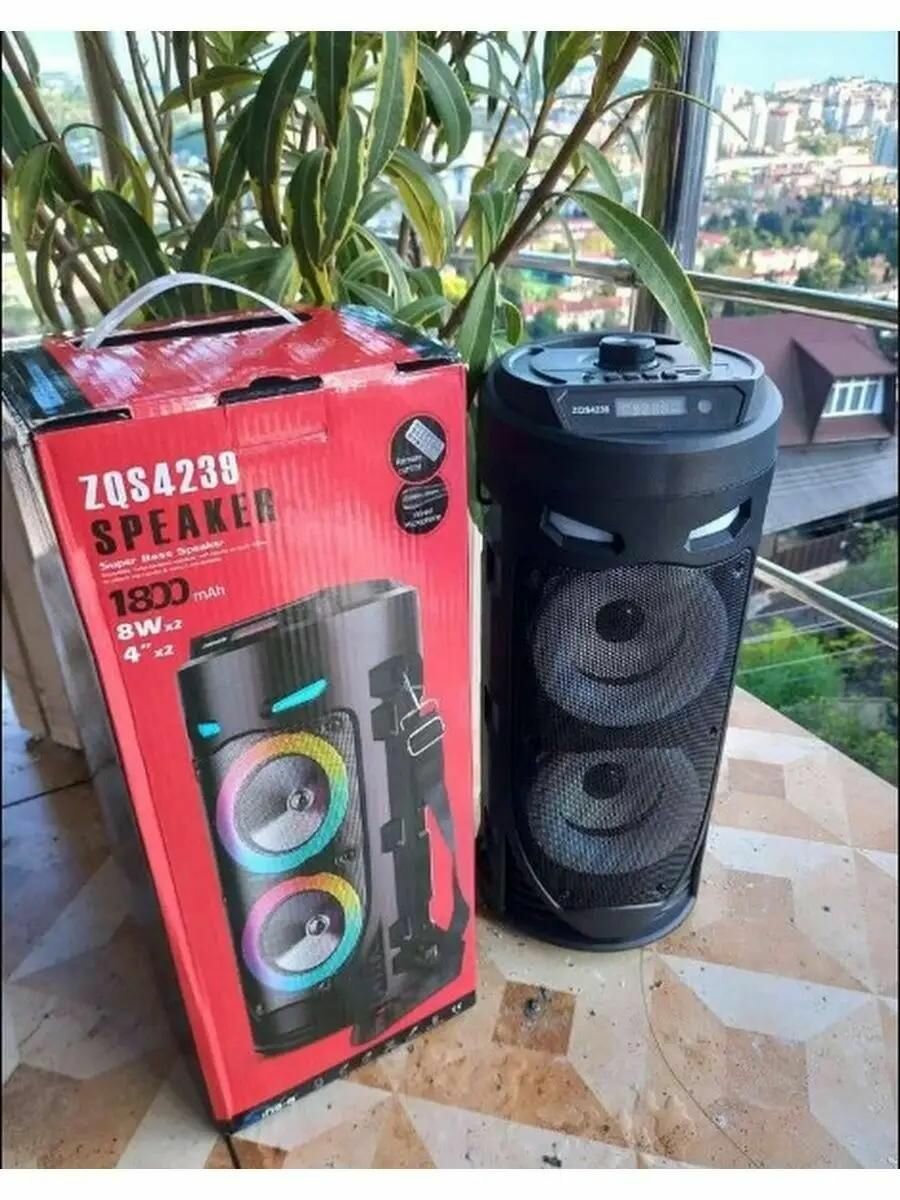 Колонка беспроводная музыкальная портативная блютуз