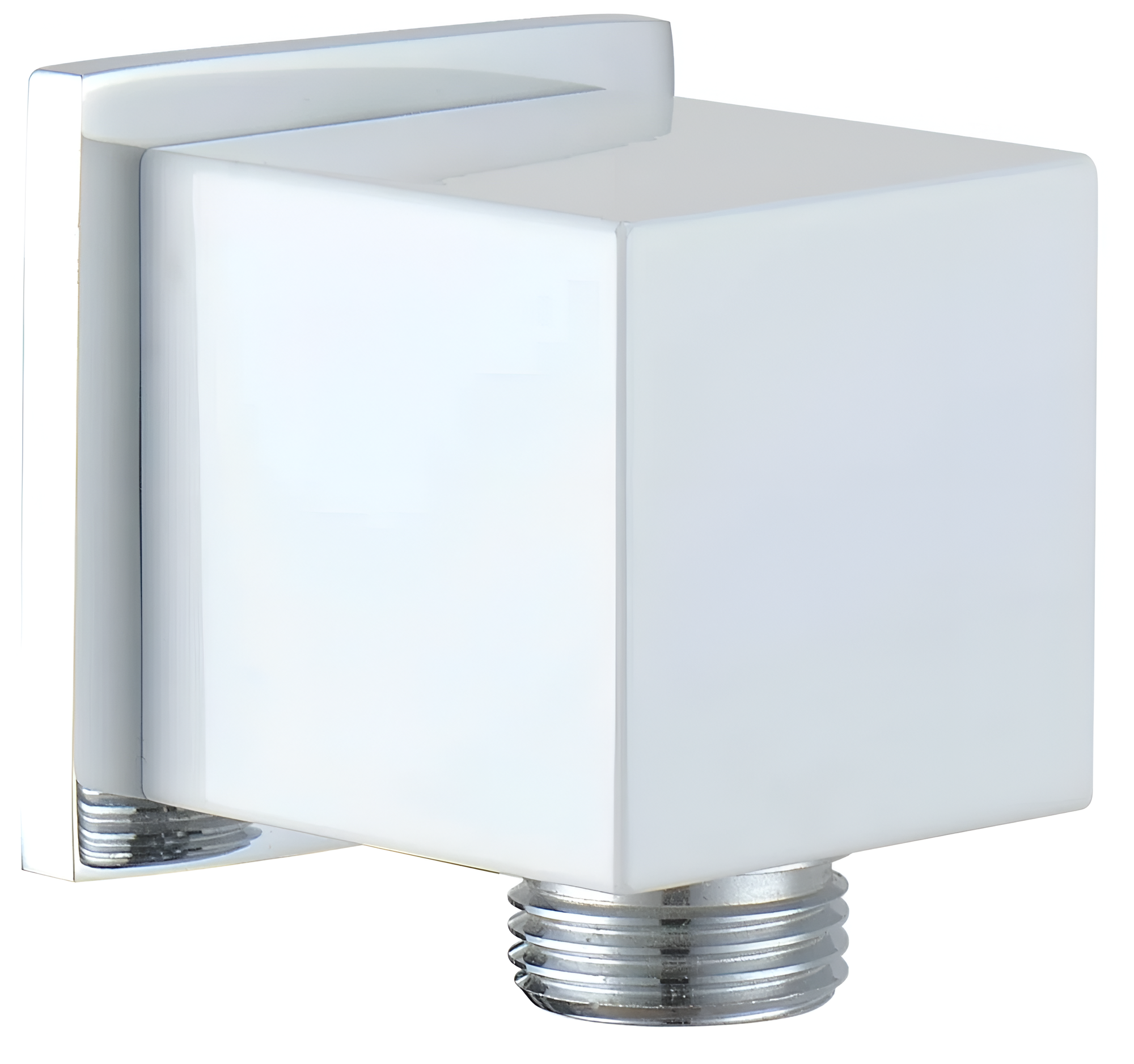 Подключение для душевого шланга Lemark LM5883CW, латунь, белый