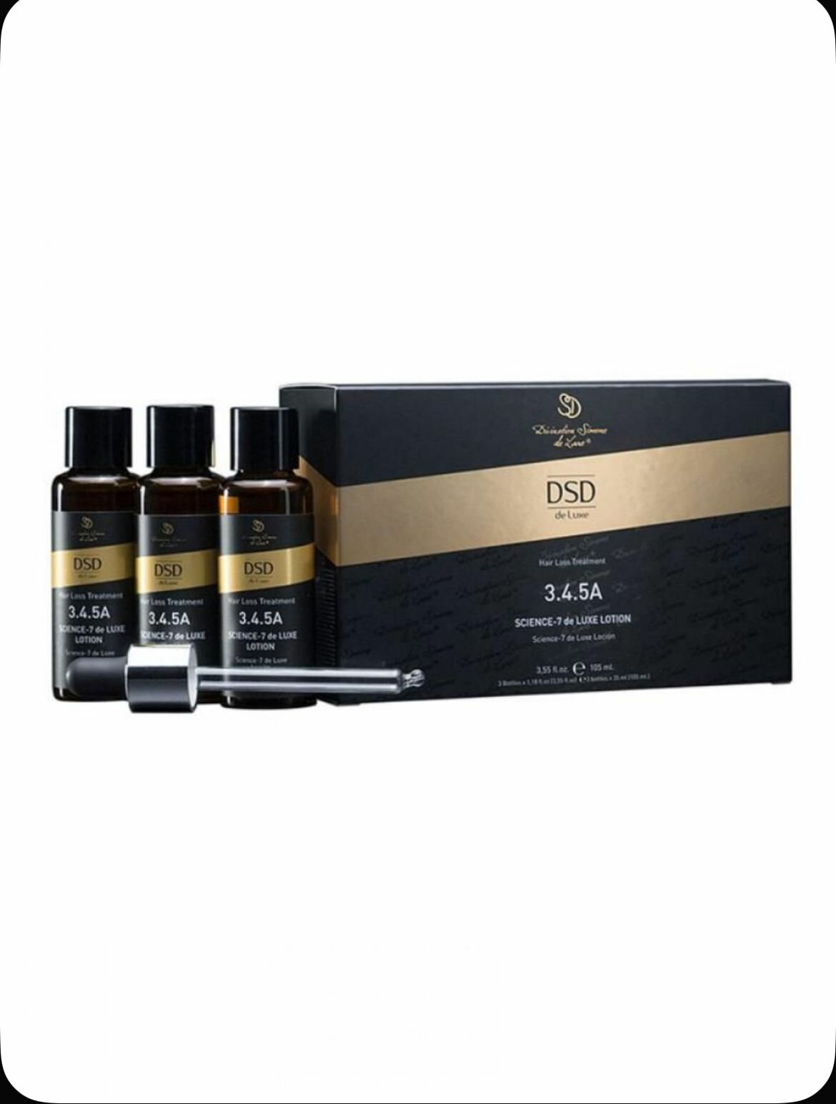 DsD de Luxe - 3.4.5A Science-7 Lotion Лосьон на основе нового стимулятора роста волос кегаба 10 x10 мл