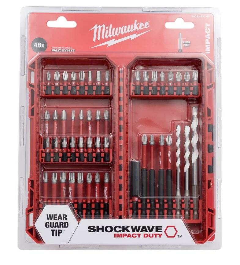 Набор бит Milwaukee Shockwave Imapct Duty (48шт)