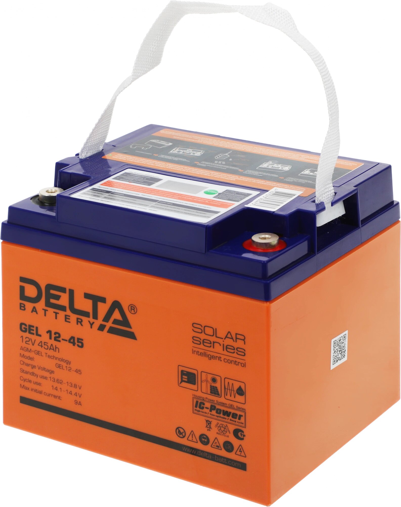 Аккумуляторная батарея для ИБП Delta GEL 12-45 12В, 45Ач