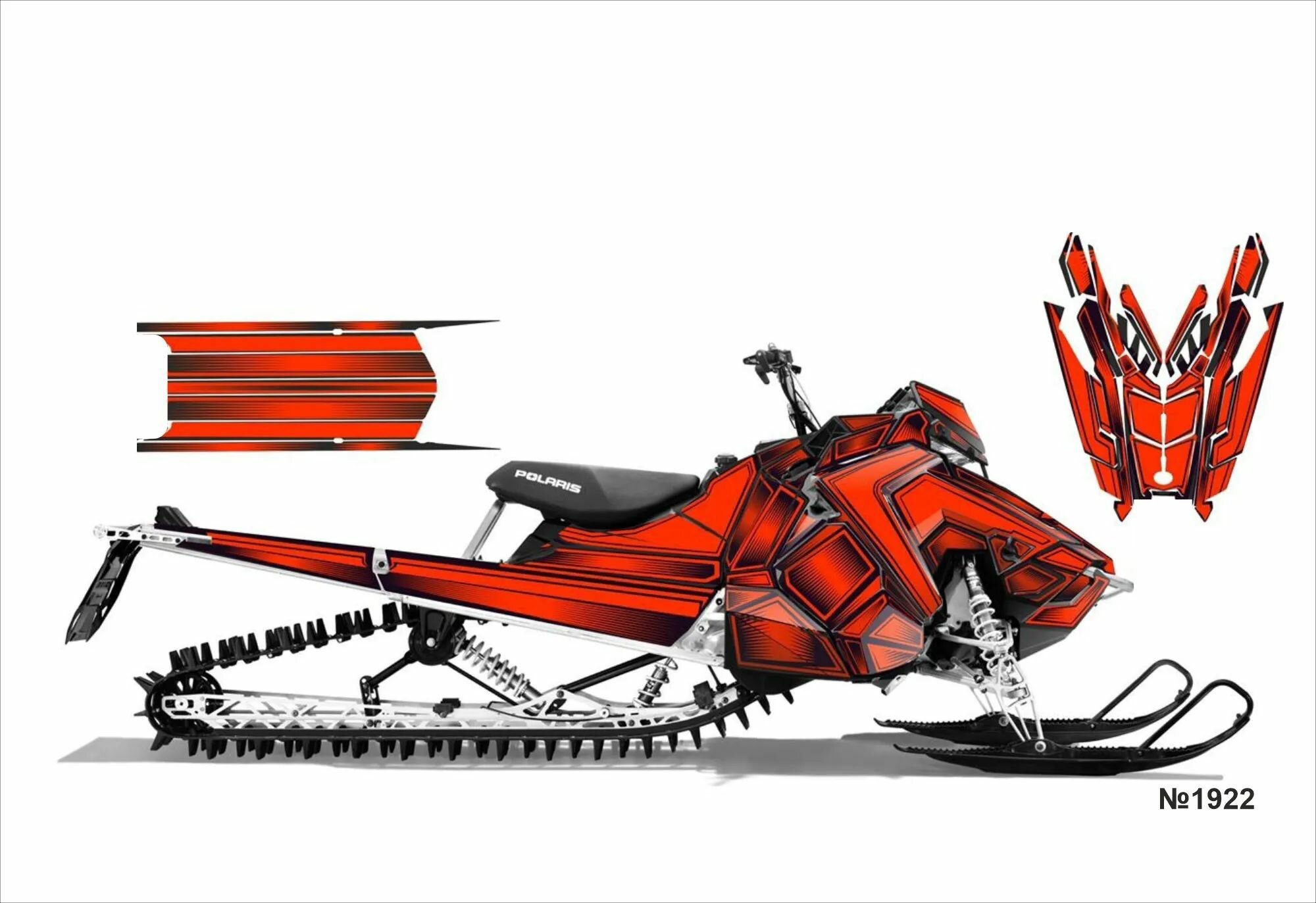 Наклейки на снегоход Polaris Axys 2016 2017 2018 2019 2020 #1922