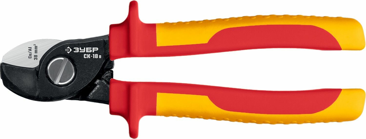 Кабелерез ЗУБР СК-18В, d 14 мм, 180 мм, 1000В, диэлектрический, профессиональный 23340-18V