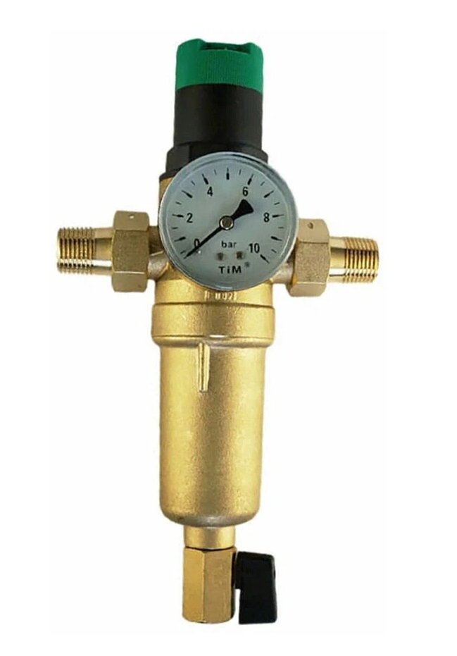 Сантех фильтр TIM с редуктором 1/2 латунь JH-1007