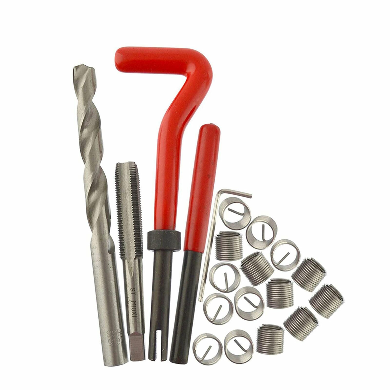 Набор 20 вставок Helicoil для ремонта резьбы M5 M6 M8 M10 M12 M14. M10x1,25