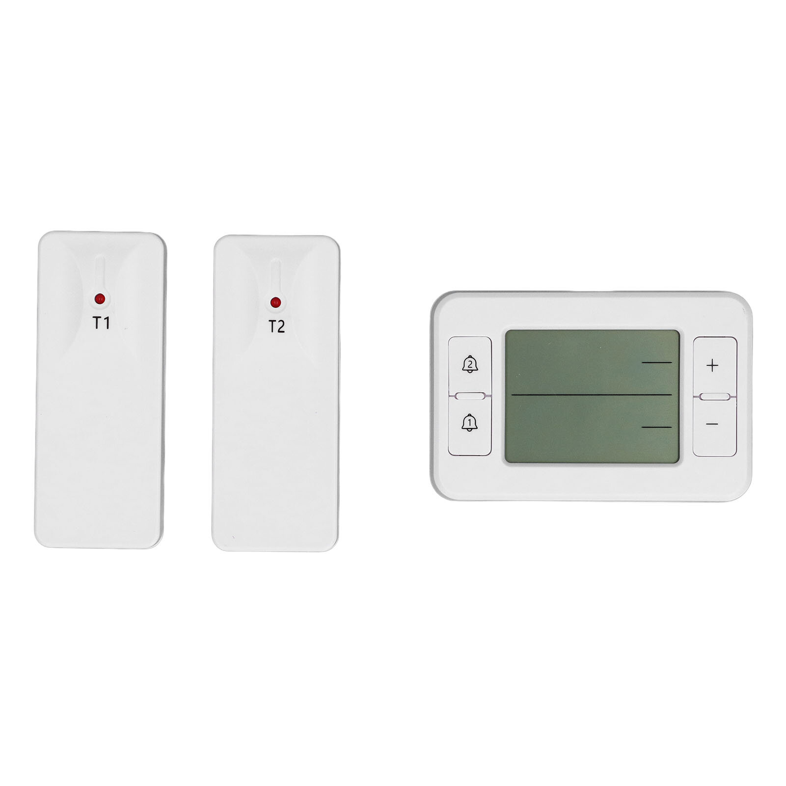 Термометр цифрового холодильника с 2 датчиками беспроводной внутренний термометр на открытом воздухе с слышимой тревогой для кухонного дома