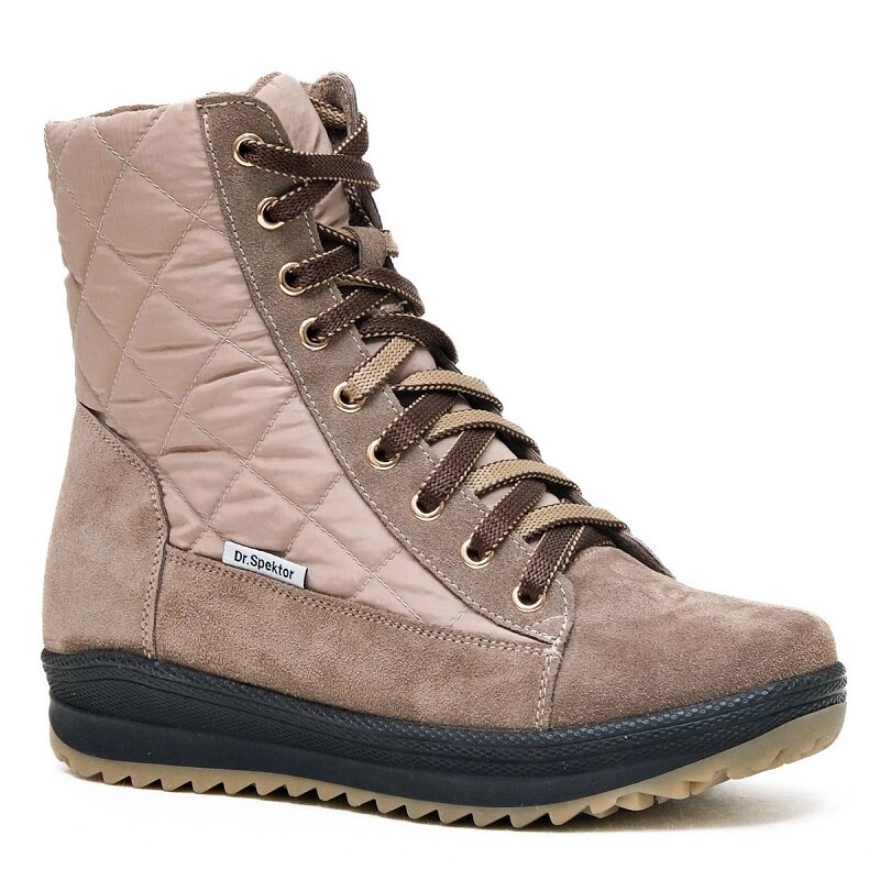 Обувь Dr. SPEKTOR женская (ботинки шерсть) арт. Ш0418-В/ПЛ бежевый р.36