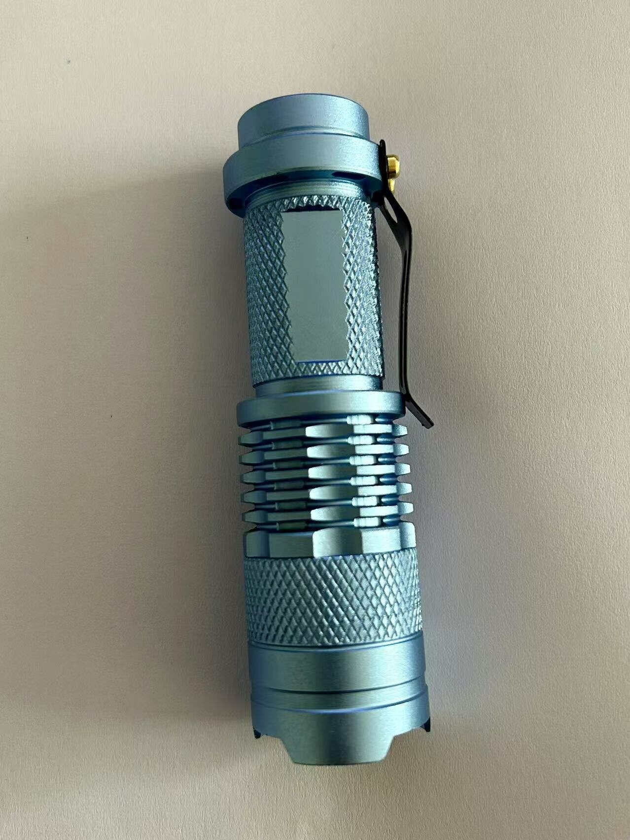 Фонарик SK68, бликующий, LED, zoom, mini flashlight, алюминиевый сплав
