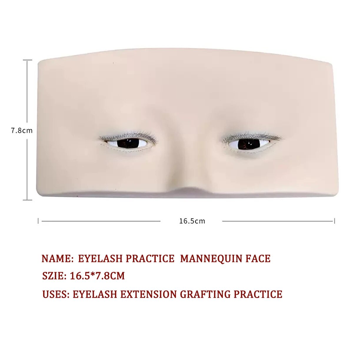 Корейский стиль накладные ресницы манекен глаза плоская кукла голова практический инструмент для макияжа начинающих женский аксессуар для ухода за красотой