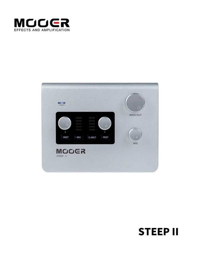Mooer STEEP II Аксессуар для микрофона, светло-серый Педаль для гитарного усилителя