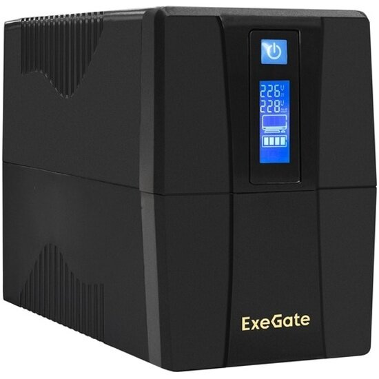 Источники бесперебойного питания Exegate SpecialPro Smart LLB-600. LCD. AVR.2SH 600VA/360W