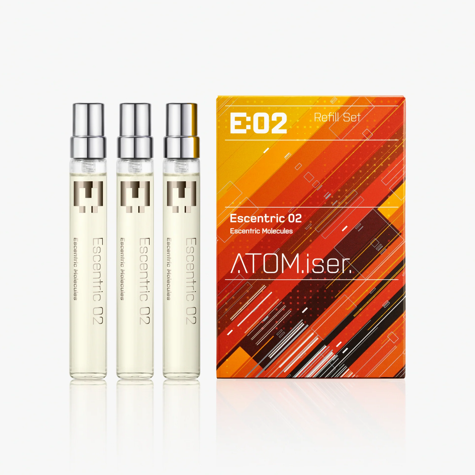 Escentric Molecules - Escentric 02 ATOM iser Refill Set Туалетная вода унисекс 3x8.5 мл
