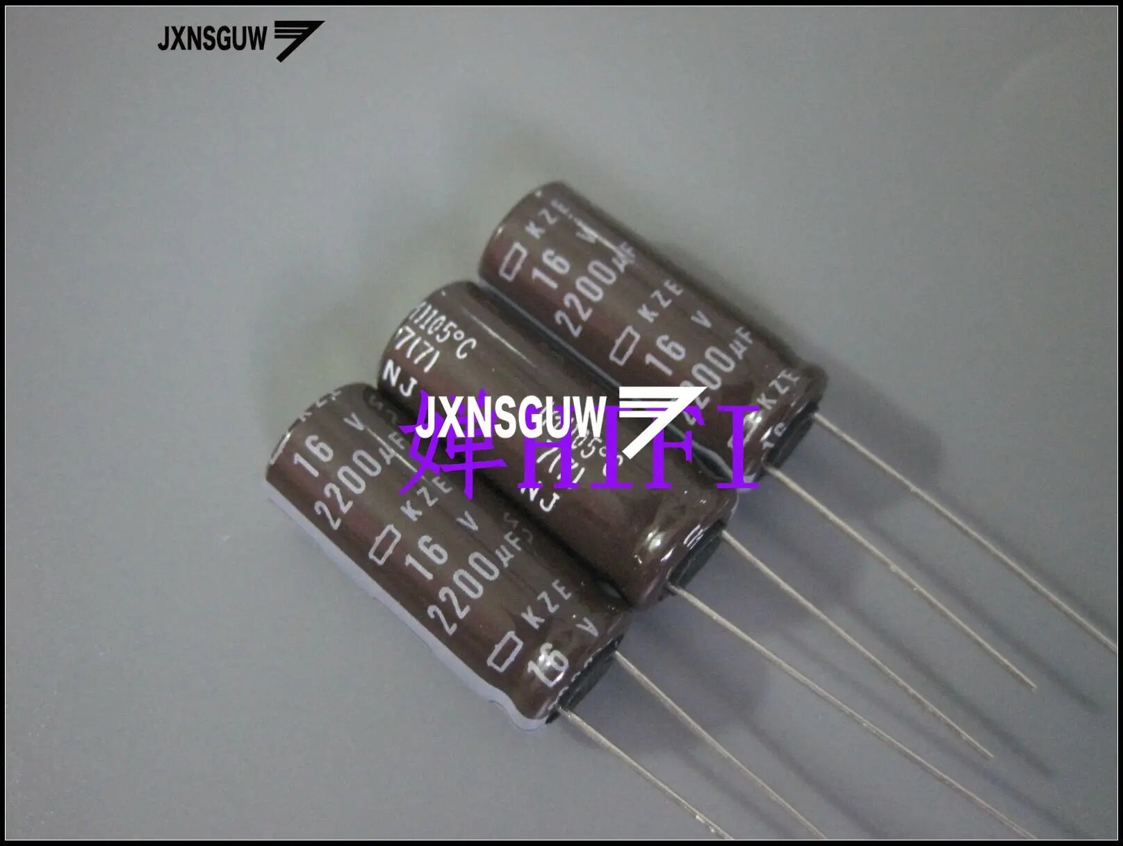 Алюминиевый электролитический конденсатор NIPPON KZE 16V2200UF 10X25MM NCC 2200 мкФ/16V CHEMI-CON 105 градусов 2200 мкФ 16V, 20 шт.
