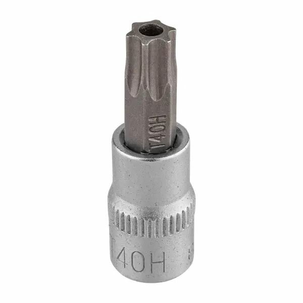 Головка-бита TORX 1/4", T40H c отверстием ROCKFORCE