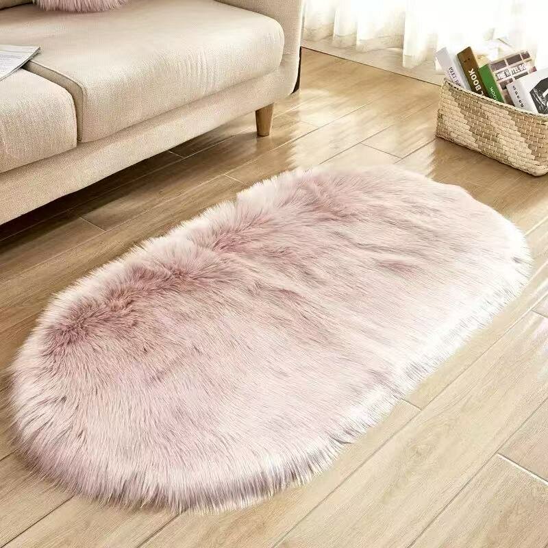Искусственная шерсть для гостиной и дивана, коврик из меха, 40*60см