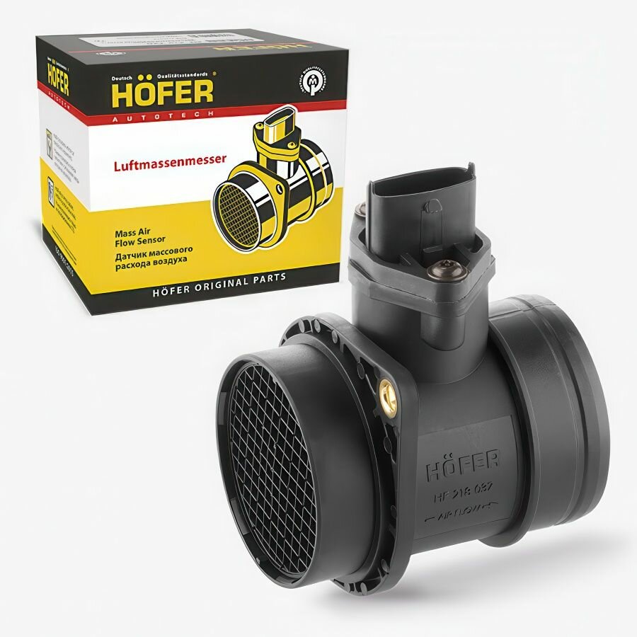 Датчик массового расхода воздуха, ДМРВ для Лада Ваз 2108, 2110, Нива 2123 до 2004 г, арт HF218037