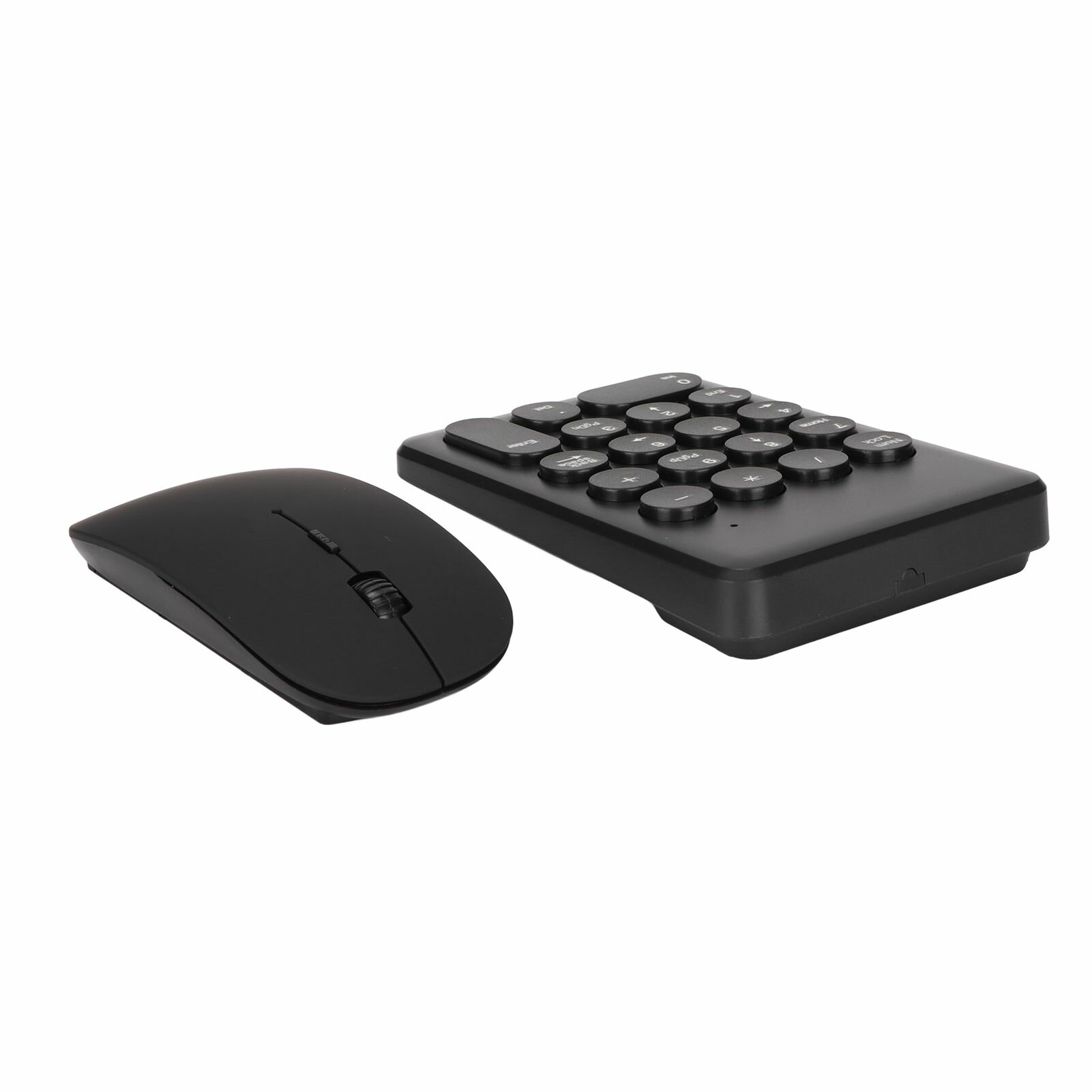 Портативная тонкая цифровая клавиатура с частотой 2,4 ГГц, USB, беспроводная мини-черная цифровая клавиатура и мышь, комбинированный набор для ноутбуков, настольных ПК