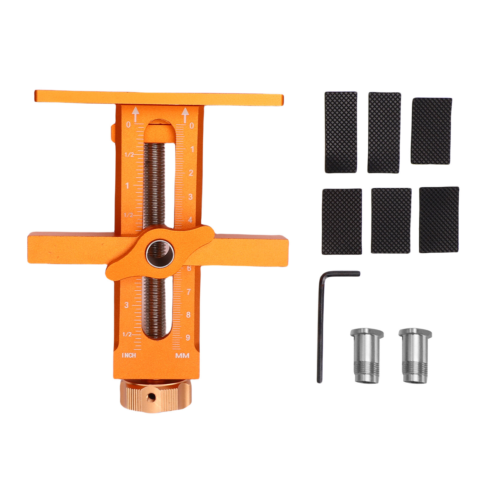 Кондуктор для установки дверных петель, алюминиевый, быстрая фиксация