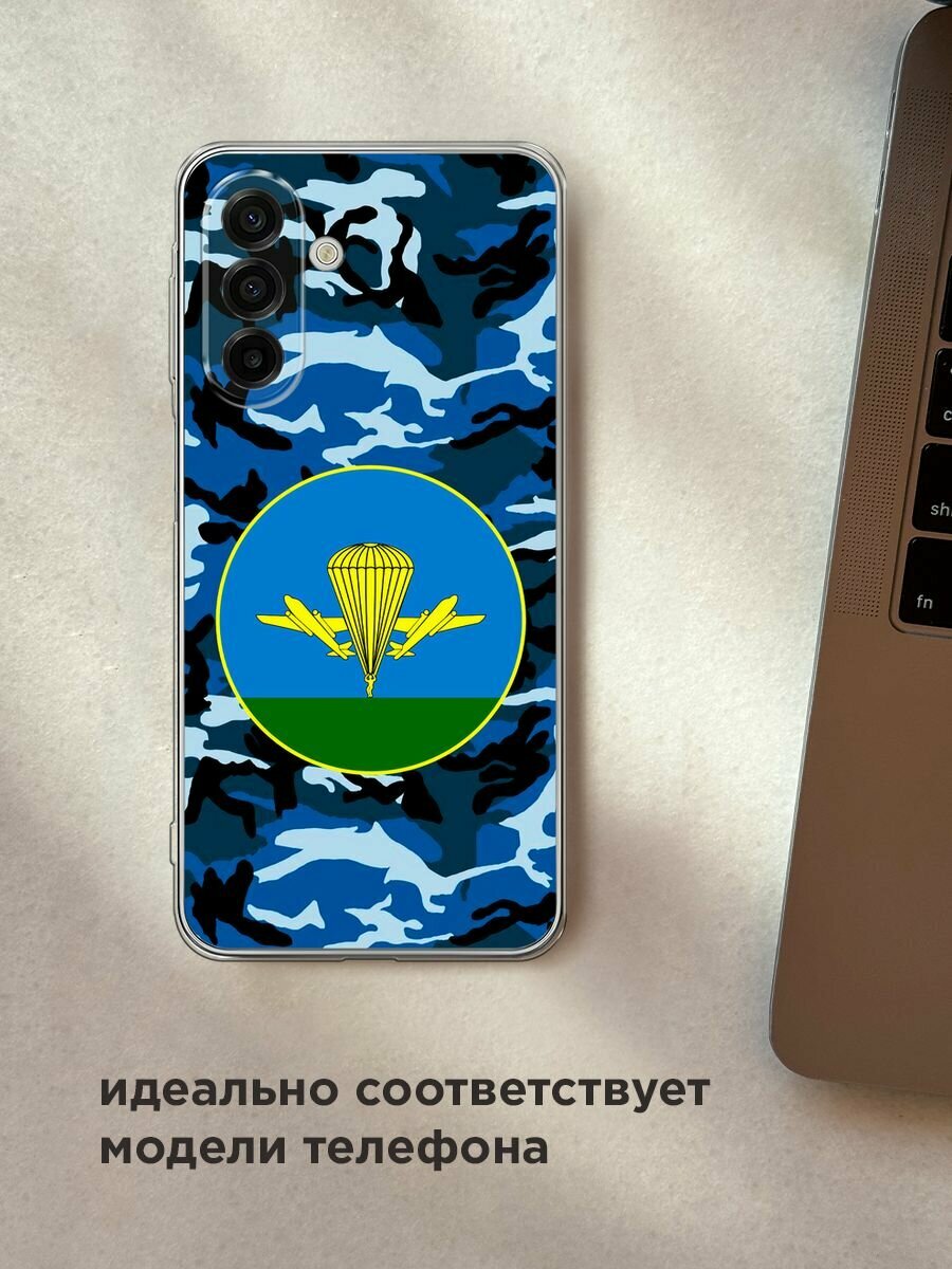 Чехол на Samsung Galaxy A17/A18 / Самсунг А17/А18 с принтом "ВДВ камуфляж" — фото 1