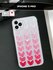 Чехол на Apple iPhone 11 Pro / Айфон 11 Про с принтом "Градиент из сердечек"