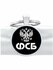 Брелок, черный, белый